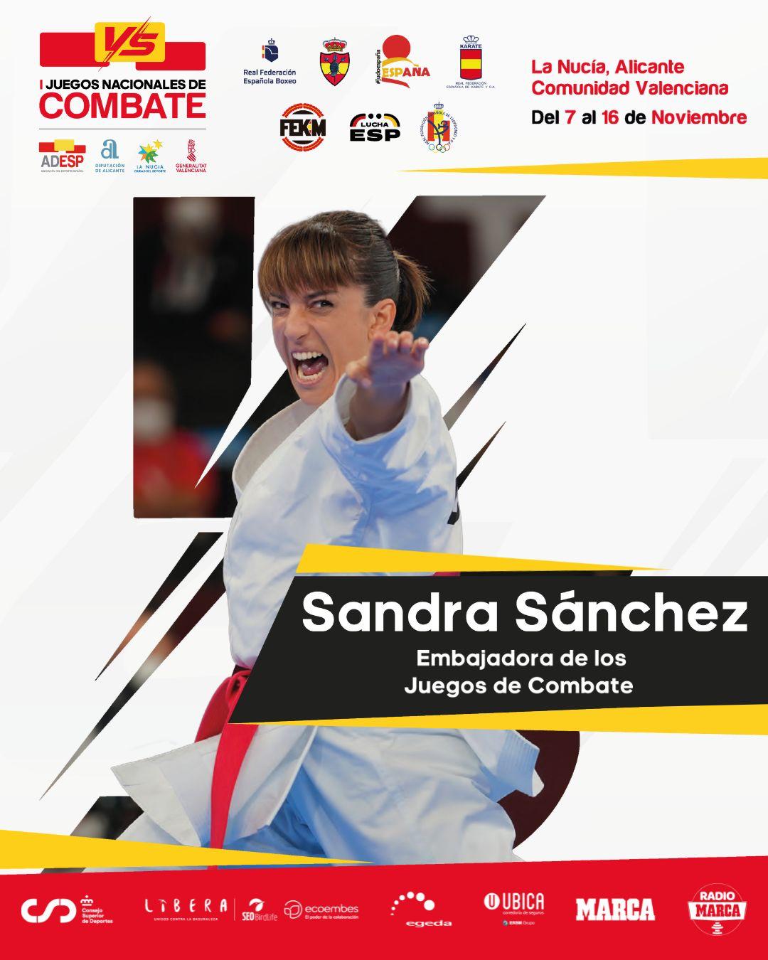 La oro olímpica Sandra Sánchez en los I Juegos Nacionales de Combate de ...
